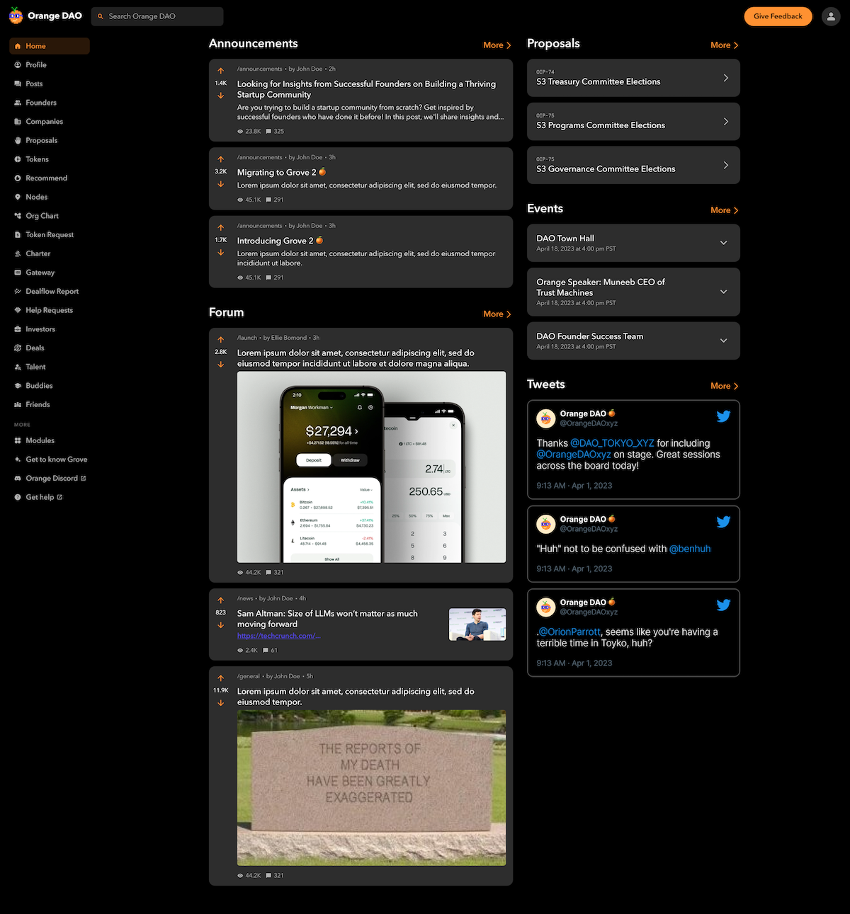 Orange DAO Case Study | Case Studies - NUMI